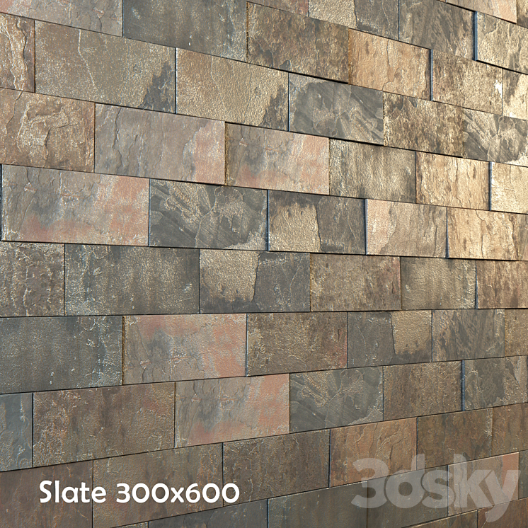 slate - Stone - 3D model