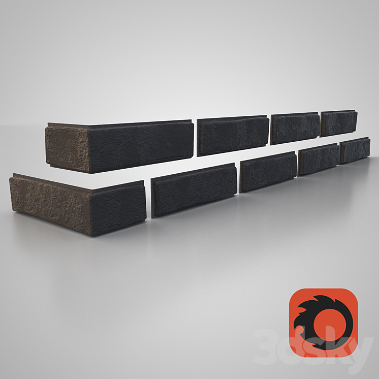 Low poly brick - Miscellaneous - 3D model