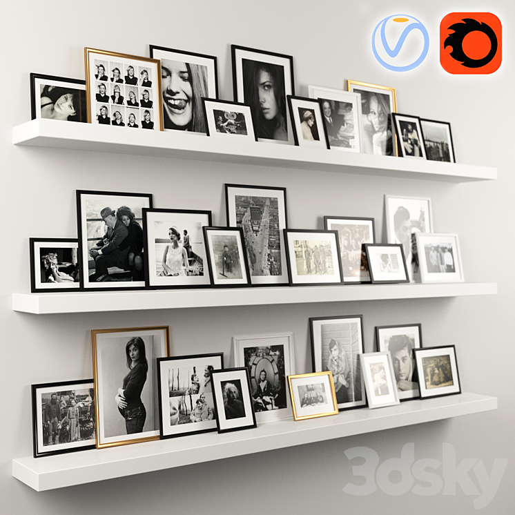Photo Wall - Frame - 3D model