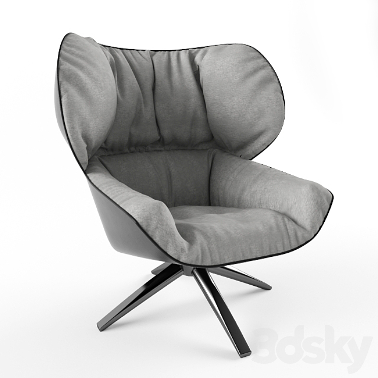 Tabano - Arm chair - 3D model