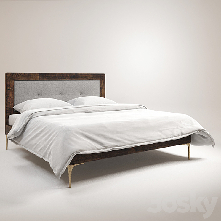 GRAMERCY HOME - BAILY BED 201.006 - Bed - 3D model