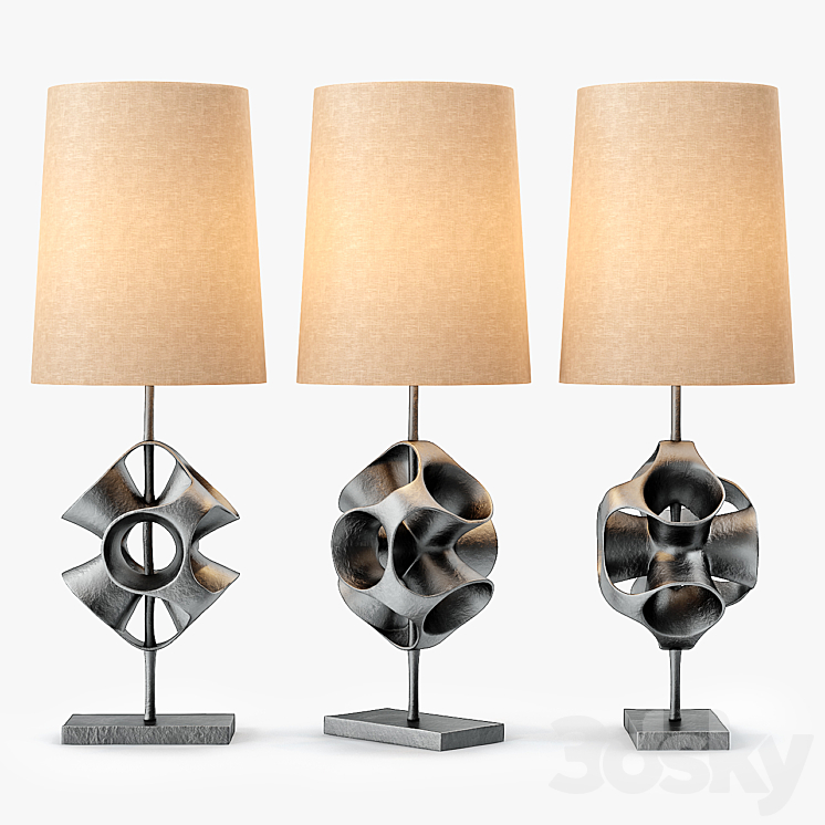 Hamilton Conte Medusa Vertical - Table lamp - 3D model