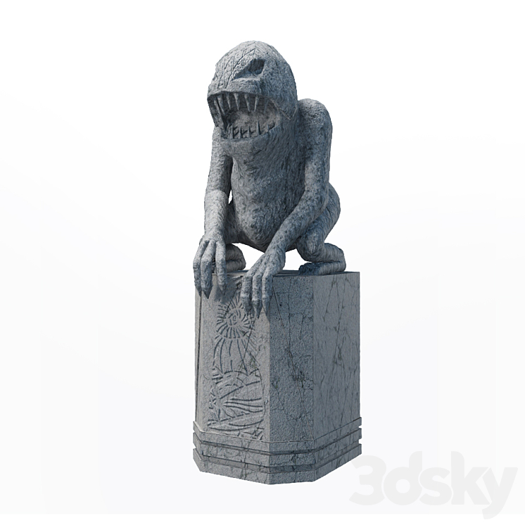 dagon - Sculpture - 3D model