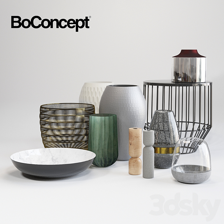 BoConcept Decor Set - Vase - 3D model