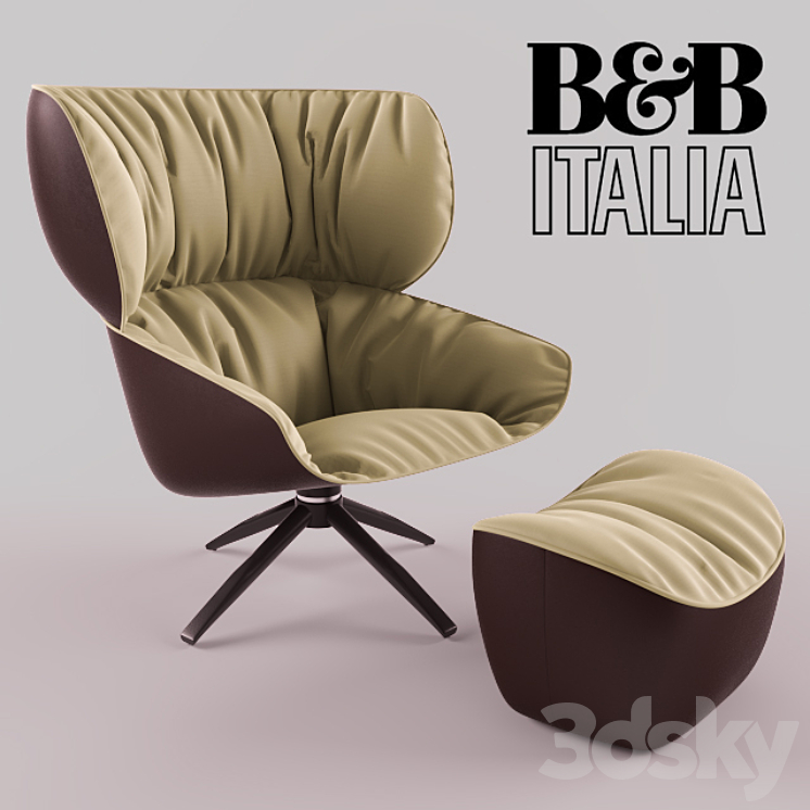 TABANO - Arm chair - 3D model