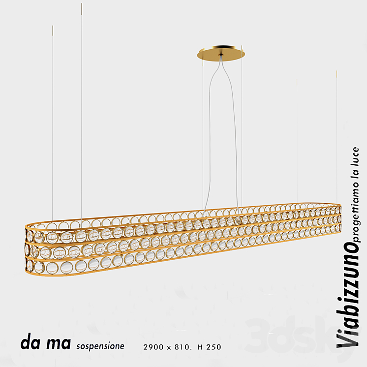 Viabizzuno da ma - Pendant light - 3D model