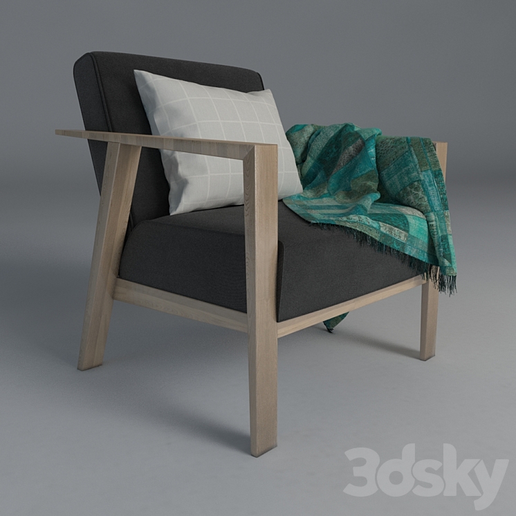 Chair ikea - Arm chair - 3D model