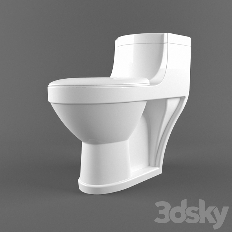 toilet - Toilet and Bidet - 3D model