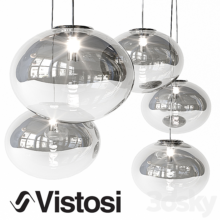 Vistosi Lucciola - Pendant light - 3D model