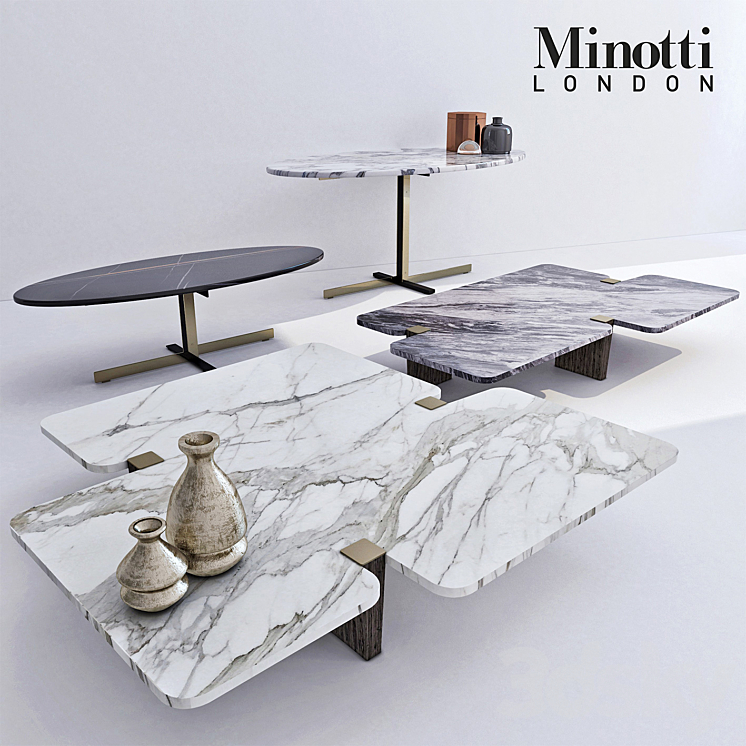 Minotti coffee tables - Table - 3D model