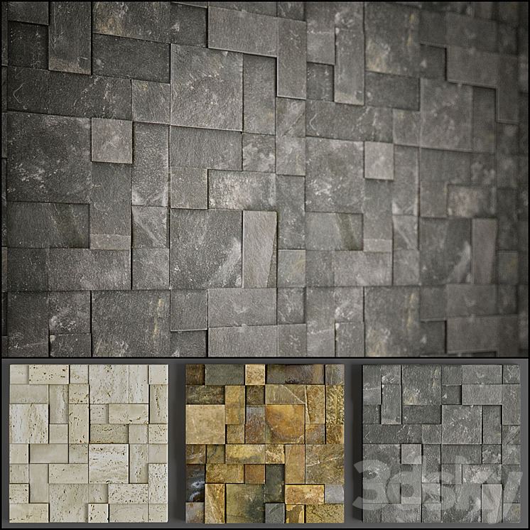 panel stone - Stone - 3D model