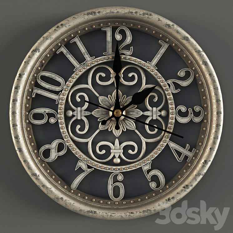 Openwork watch - Watches & Clocks - 3D model