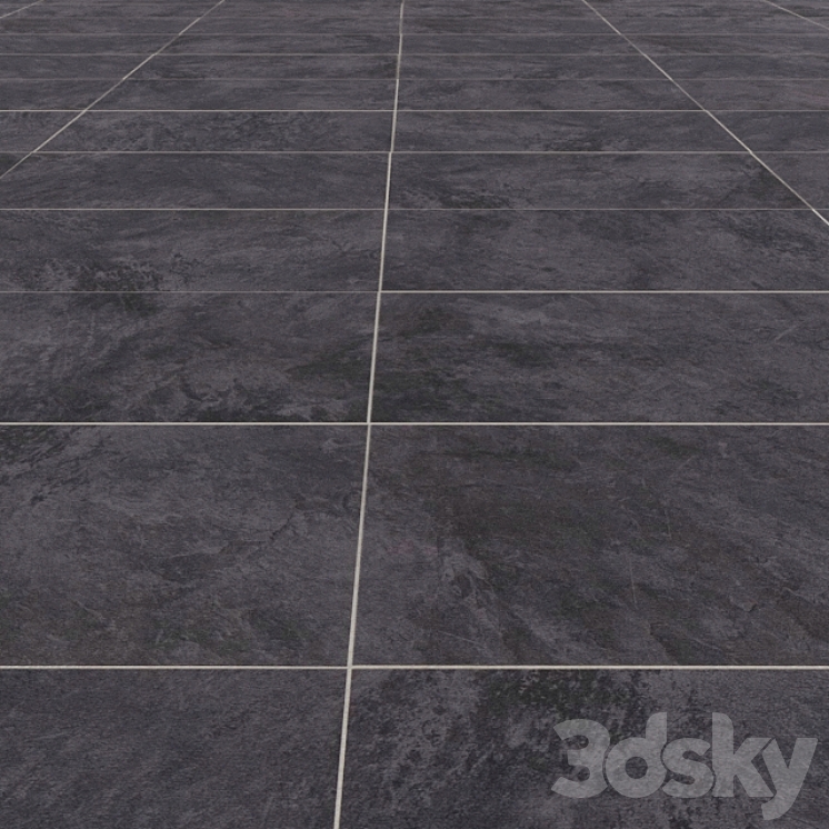 Basalt Slate - Floor coverings - 3D model