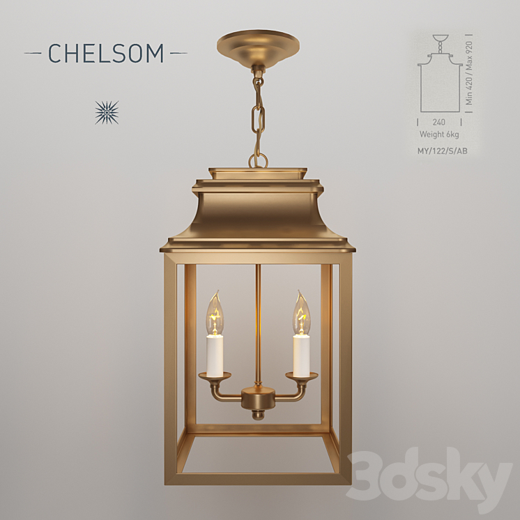 Chelsom - Pendant light - 3D model