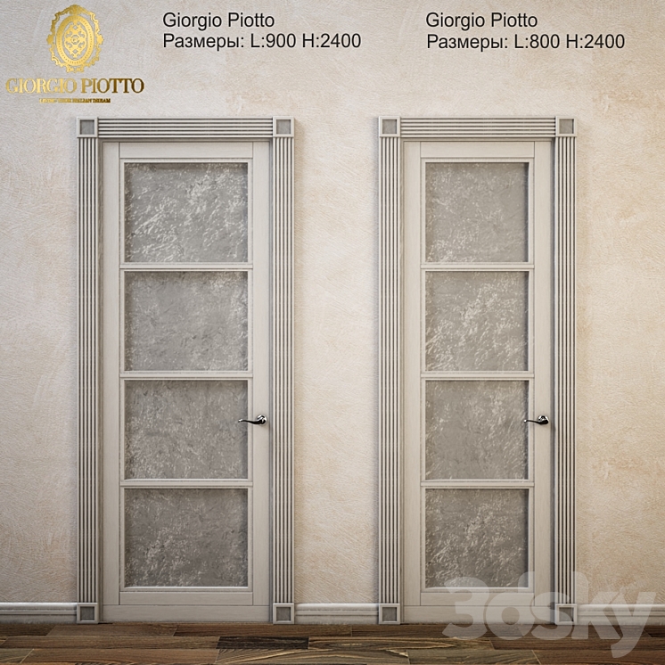 Giorgio Piotto door 800 mm width and 900 mm, 2400 mm high. - Doors - 3D ...