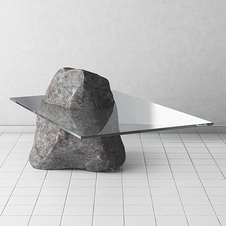 Stone table - Table - 3D model
