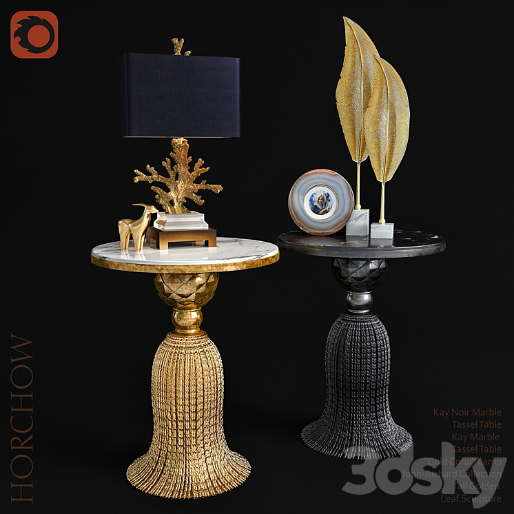 HORCHOW Decorative set - Table - 3D model