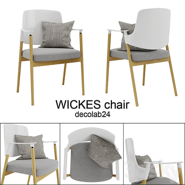 Wickes chair - Chair - 3D model