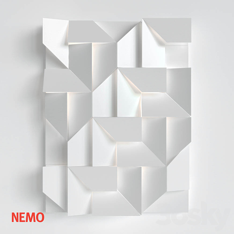 Nemo Wall Shadows Grand - Wall light - 3D model