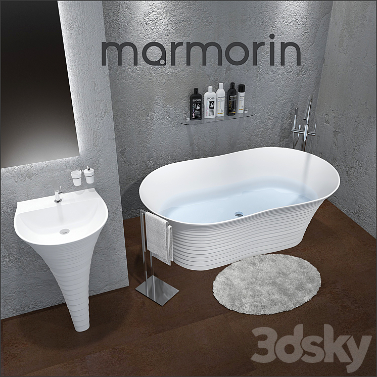 marmorin Cascada - Bathtub - 3D model