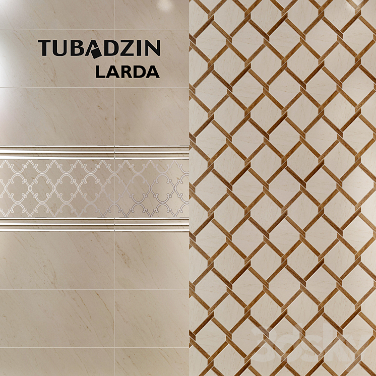 Tile Tubadzin Larda - Tile - 3D model