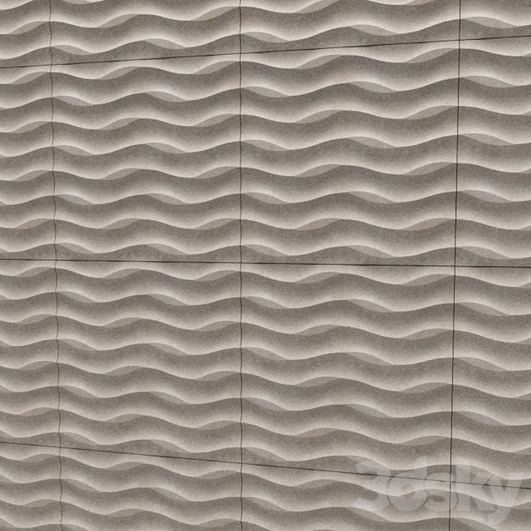 Lithos design Lembo - 3D panel - 3D model