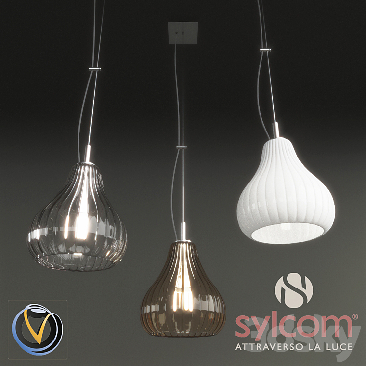 Sylcom - Pendant light - 3D model