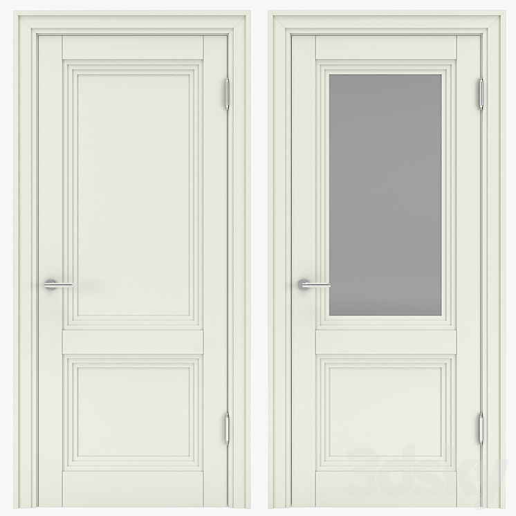 Classic interior doors 09 - Doors - 3D model