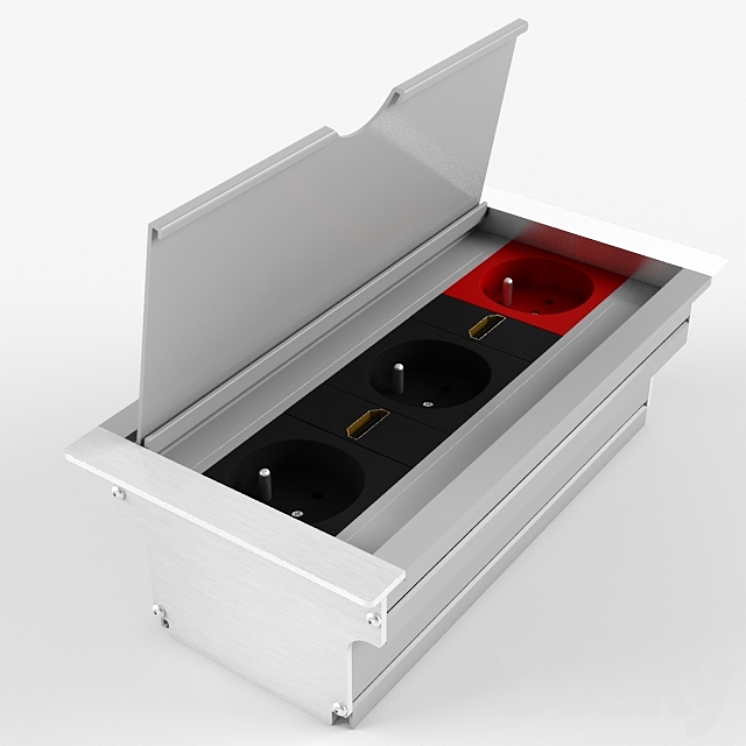 Desk Socket System - Miscellaneous - 3D model