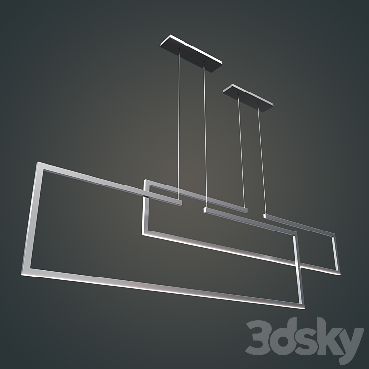Suspention light INARCHI FRAME - Pendant light - 3D model