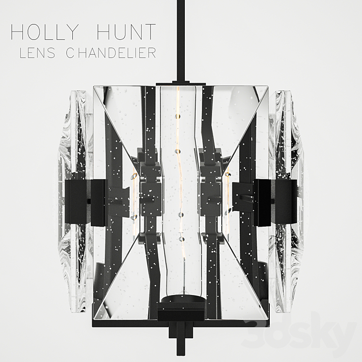 Holly Hunt Lens Chandelier - Pendant light - 3D model