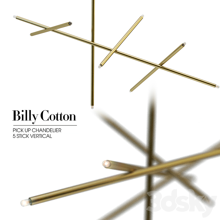 Billy Cotton Pick Up 5 Stick - Pendant light - 3D model