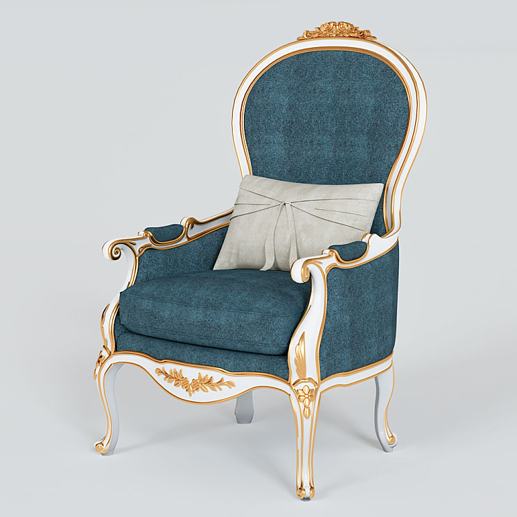 Classic Armchair 01 - Arm chair - 3D model