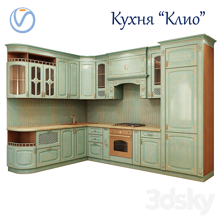 Kitchen set Klio - Kitchen - 3D model