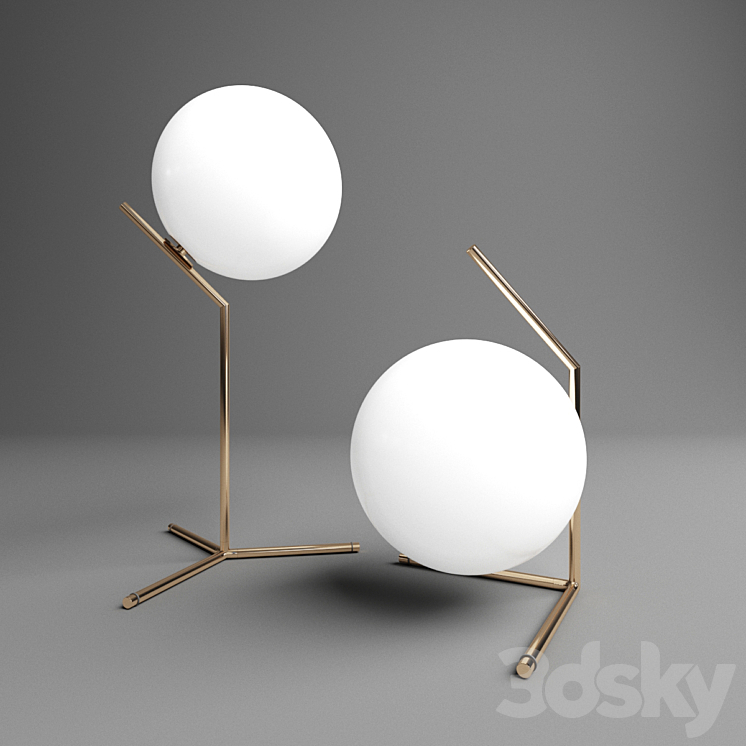 Flos IC Table Light T1 - Table lamp - 3D model