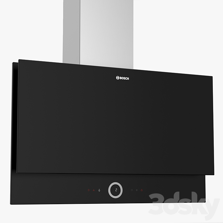 Bosch Flat hood DWF97RV60B Serie 8 - Kitchen appliance - 3D model