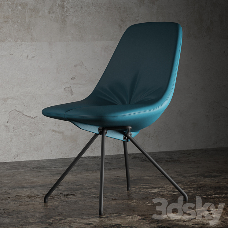 Poltrona Frau du30 - Chair - 3D model