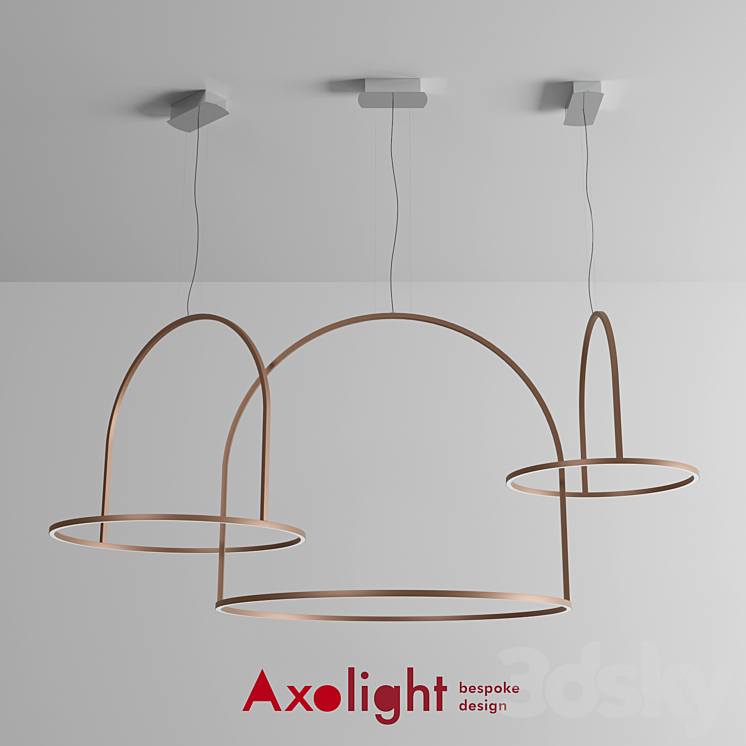 AXO U-light - Pendant light - 3D model