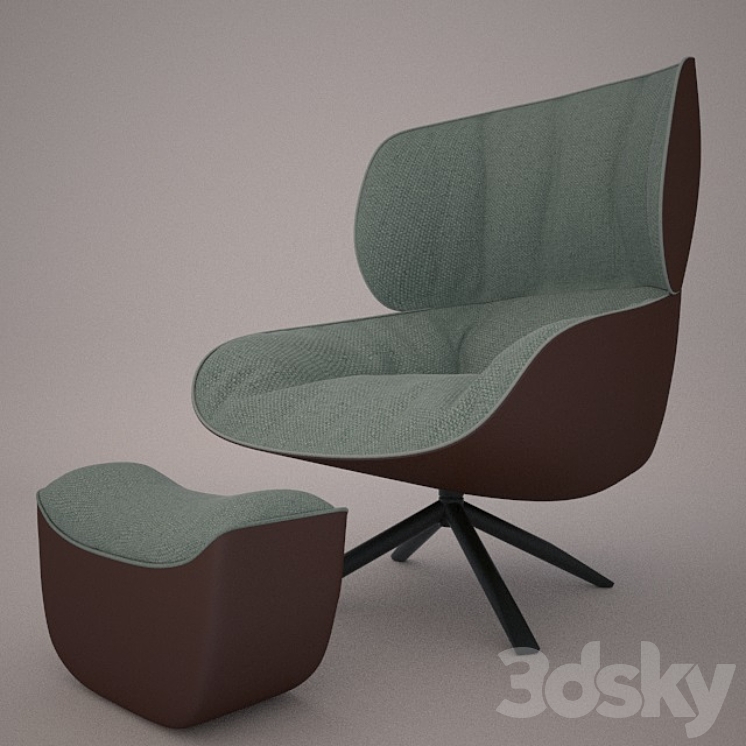 Tabano armchair - Arm chair - 3D model
