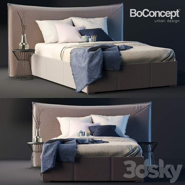 BoConcept a Gent bed - Bed - 3D model