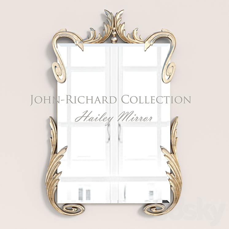 John-Richard Collection_Hailey Mirror - Mirror - 3D model