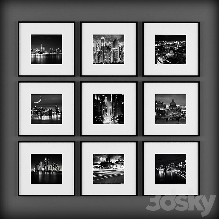 Pictures 300 - Frame - 3D model