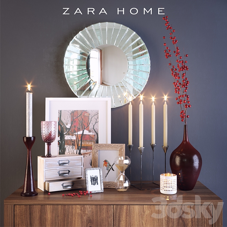 Zara_Home_decor_set2 - Decorative set - 3D model