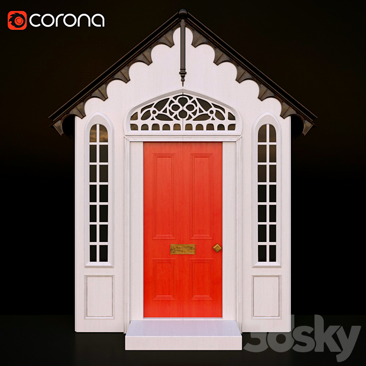 Entry group - Doors - 3D model