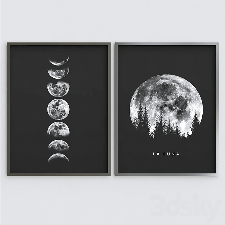 Black moon - Frame - 3D model