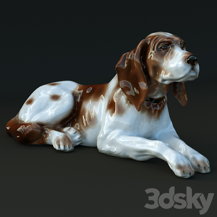Setter - Sculpture - 3D model