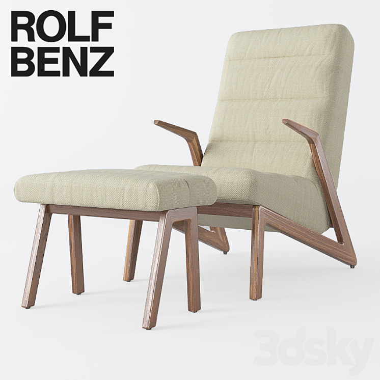 ROLF BENZ 580 ARM CHAIR - Arm chair - 3D model