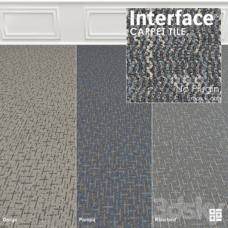 Interface Carpet Wind II Texture No: 3 - Carpets - 3D model