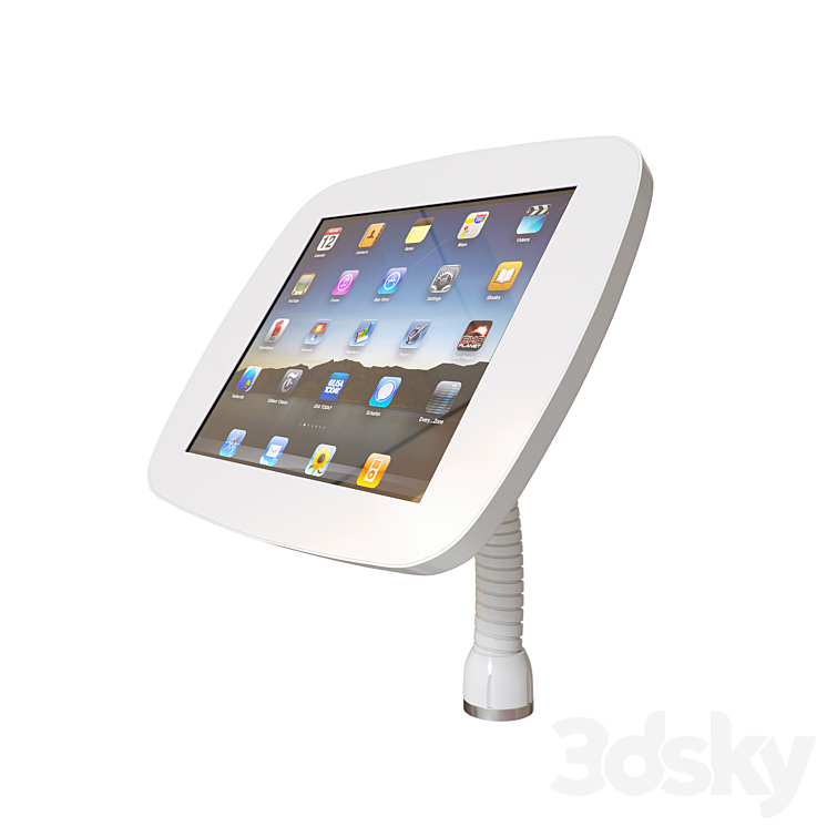 Bouncepad Flex, mount for iPad - PC & other electronics - 3D model