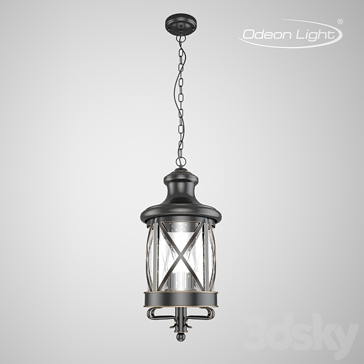 Outdoor luminaire ODEON LIGHT 4045/3 SATION - Street lighting - 3D model